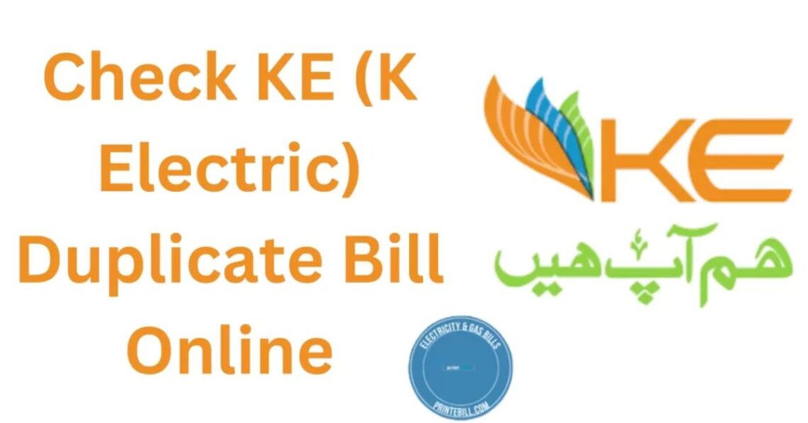 K Electric Bill Online Check In 2025 | K Electric Complaint