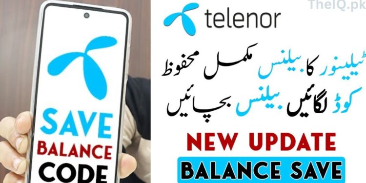 How To Save Balance In Telenor When Data Is On | Check Code