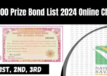 Online Prize Bond Check Rs. 1500 Draw #100 - Rawalpindi