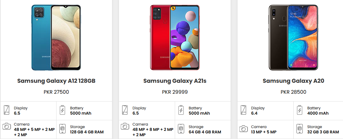 Samsung Mobile Price In Pakistan 2025 | 25000 To 30000